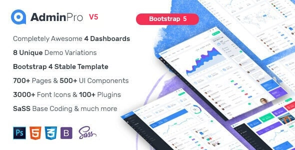 AdminPro - Bootstrap 5 Admin Dashboard Template | Admin Templates ...